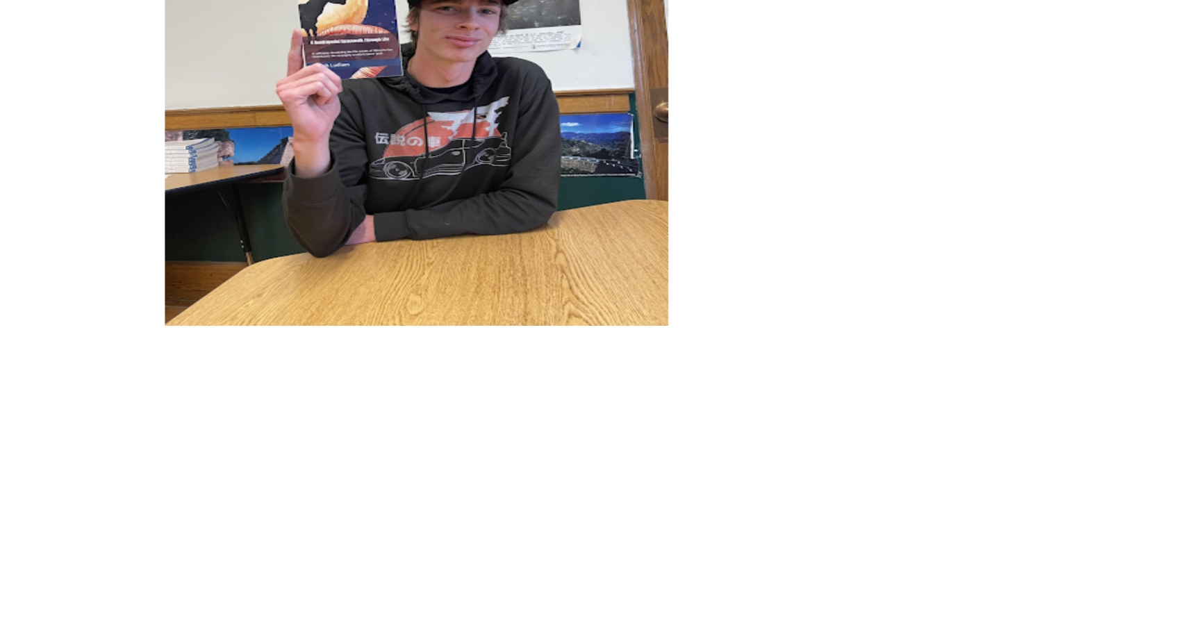 St. Albans student Isaiah Ludlam self-publishes science fiction book ...