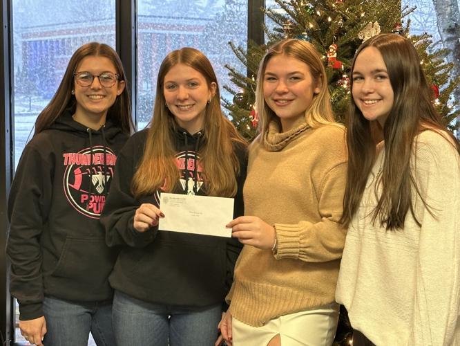 2023 Powder Puff athletes visit KOOL 105 for donation celebration ...