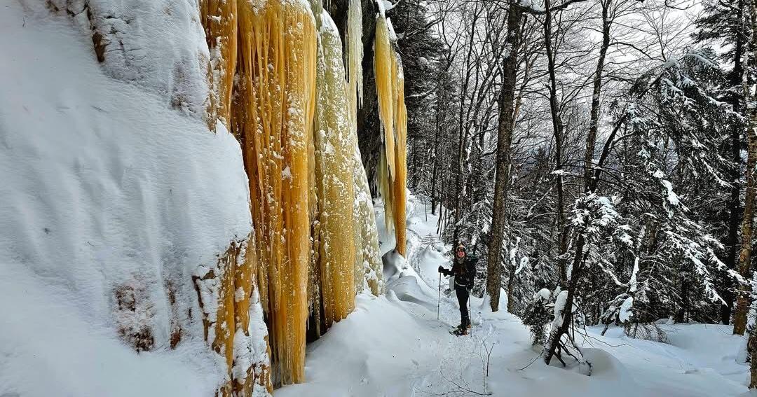 Outdoors with Ruthie: Ice caves and deep snow impress on Laraway ...