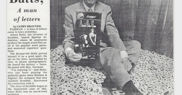 When the inventor of Scrabble came to town | | samessenger.com