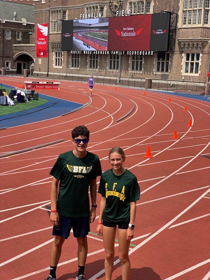 Lauryn Johnson, Kaitlyn Lumbra, and Jacboy Soter represent BFA-St ...