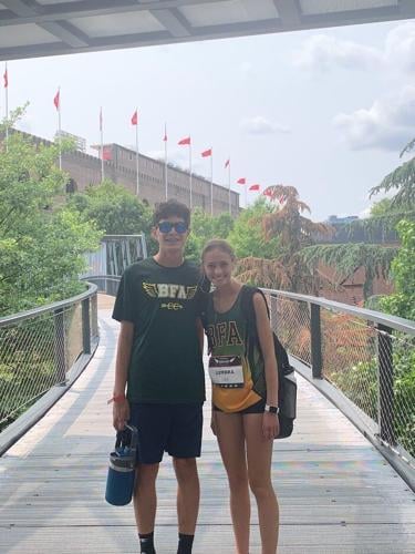 Lauryn Johnson, Kaitlyn Lumbra, and Jacboy Soter represent BFA-St ...