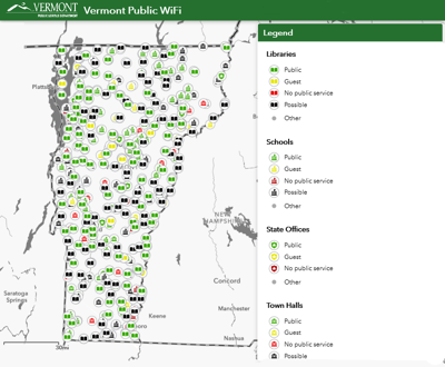State releases map of public wi-fi sites | Local News | samessenger.com