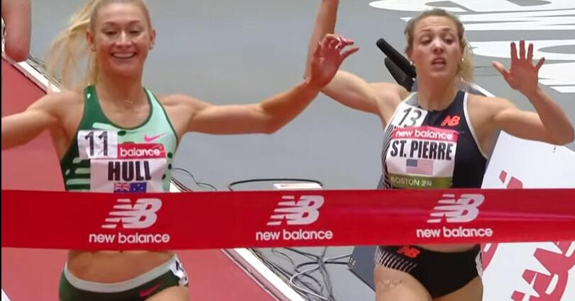 Elle St. Pierre runs PR, finishes second at New Balance Indoor Grand ...