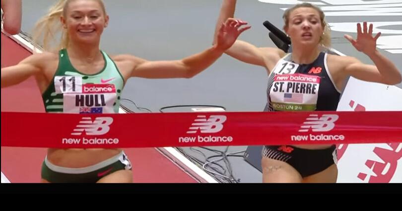 Elle St. Pierre runs PR, finishes second at New Balance Indoor Grand ...