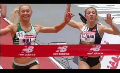 Elle St. Pierre runs PR, finishes second at New Balance Indoor Grand ...