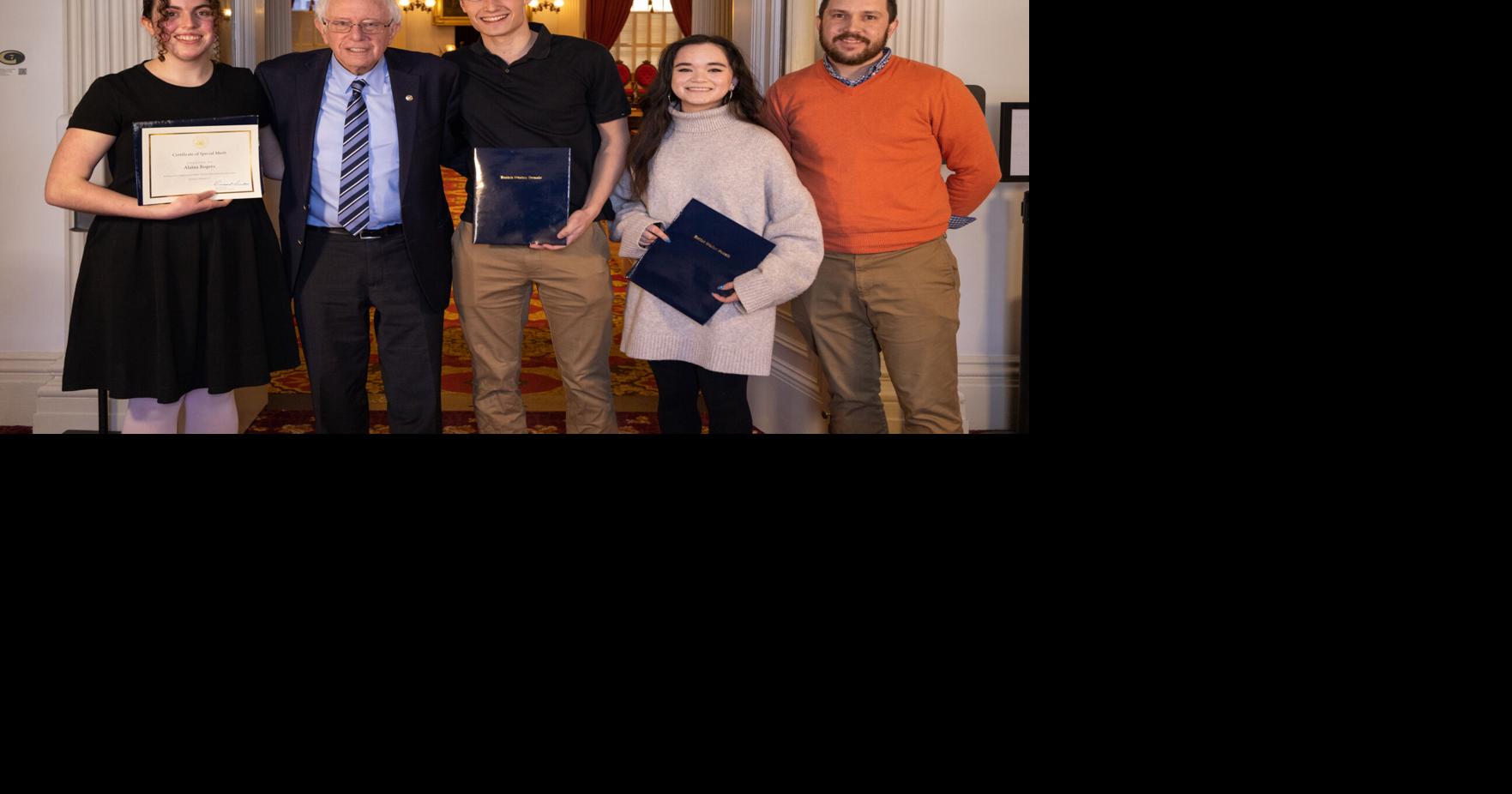 BFA-Fairfax students meet Senator Bernie Sanders after being named ...
