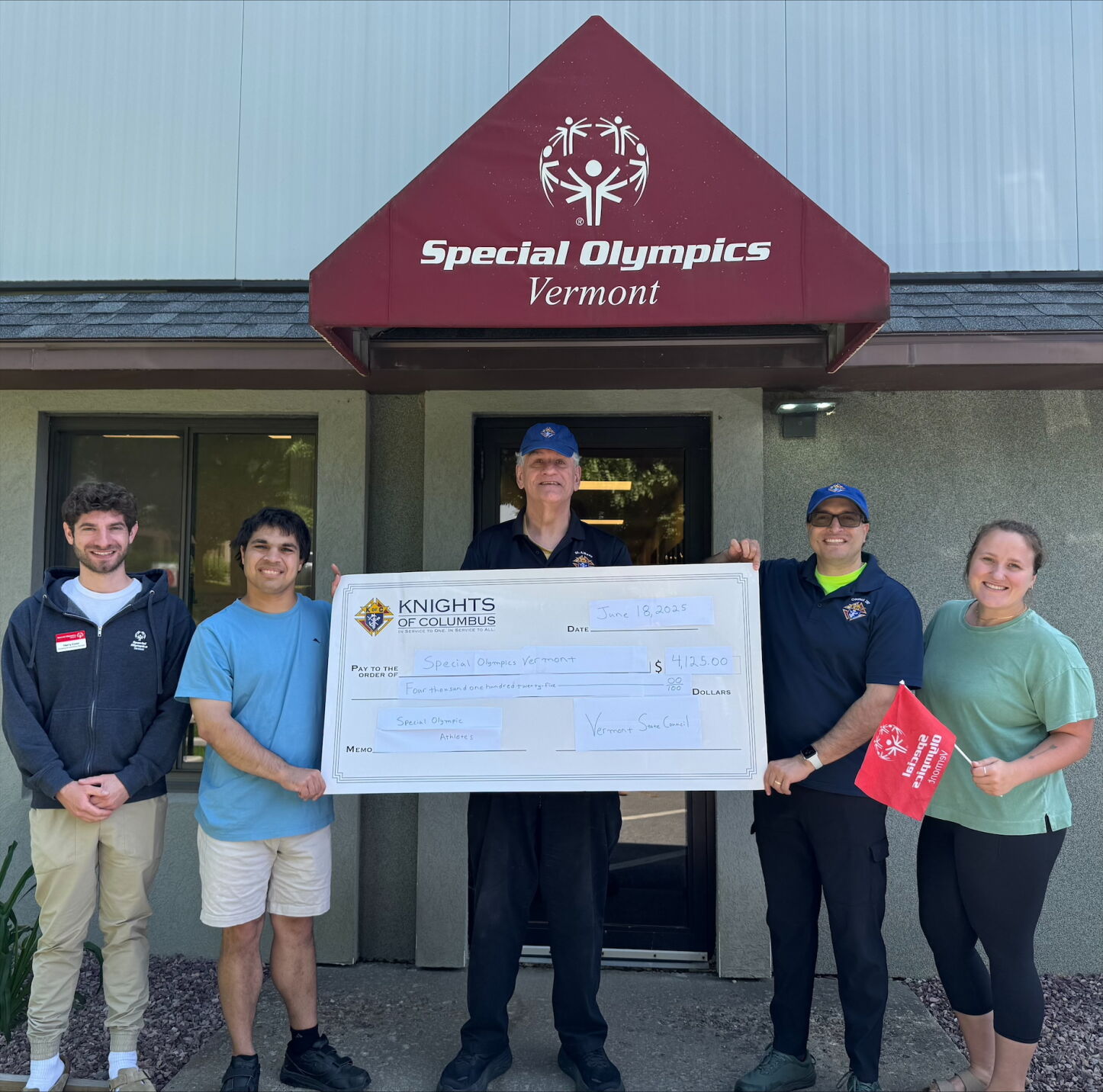 Vermont Knights of Columbus donate more than $20K to Special Olympics ...