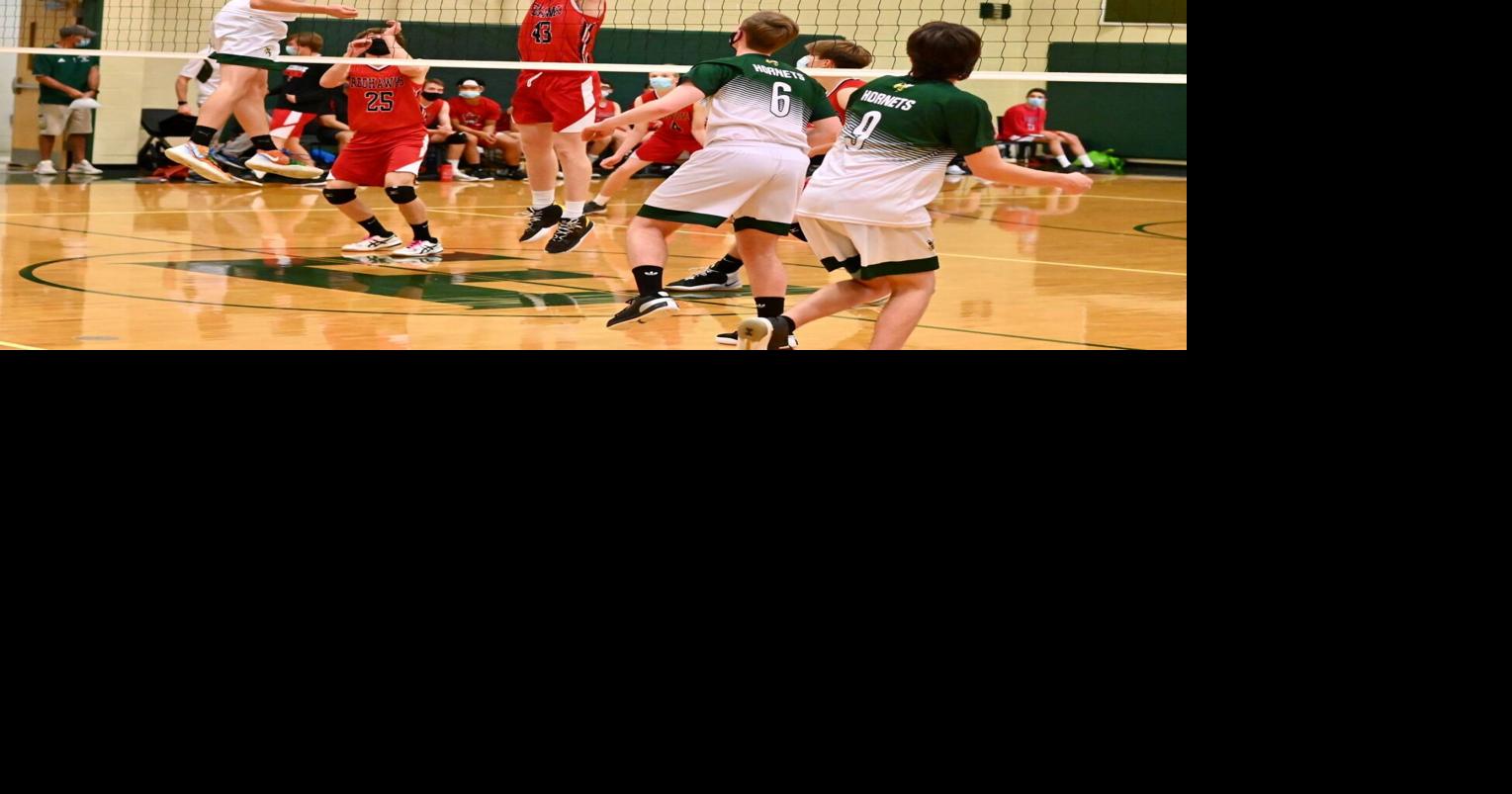 Hornets host Redhawks and fall in five close sets; Landon Blake and ...