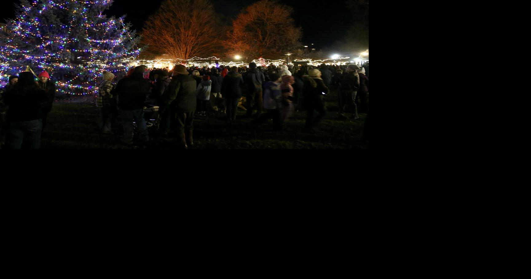 Tree lighting draws large crowd, kicks off Festival of Trees | Local ...