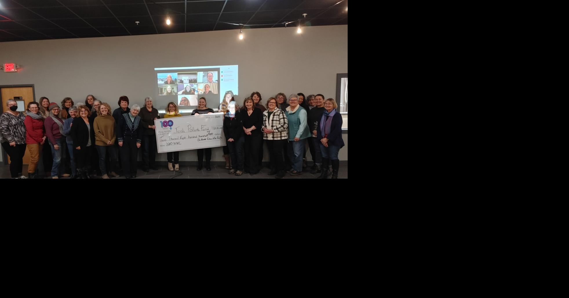 100 Women Who Care donates to Josh Pallotta Fund, commits to future ...