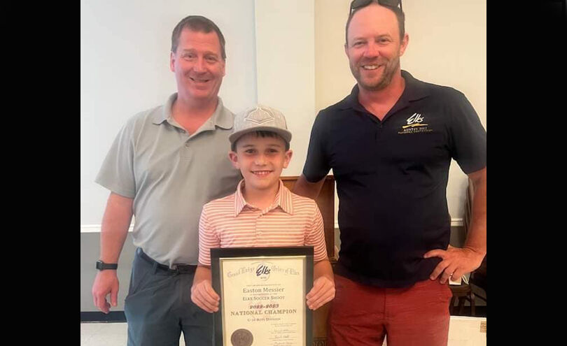 Easton Messier is the 2023 U10 Elks Soccer Shoot out National Champion ...