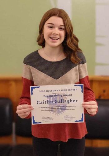 Cold Hollow Career Center recognizes students for their dependability ...