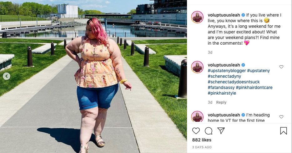 These are local Instagram star Leah Stanley's keys to a happy 'body ...