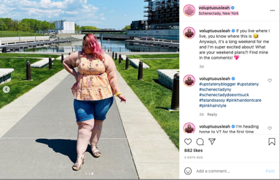 These are local Instagram star Leah Stanley's keys to a happy 'body ...