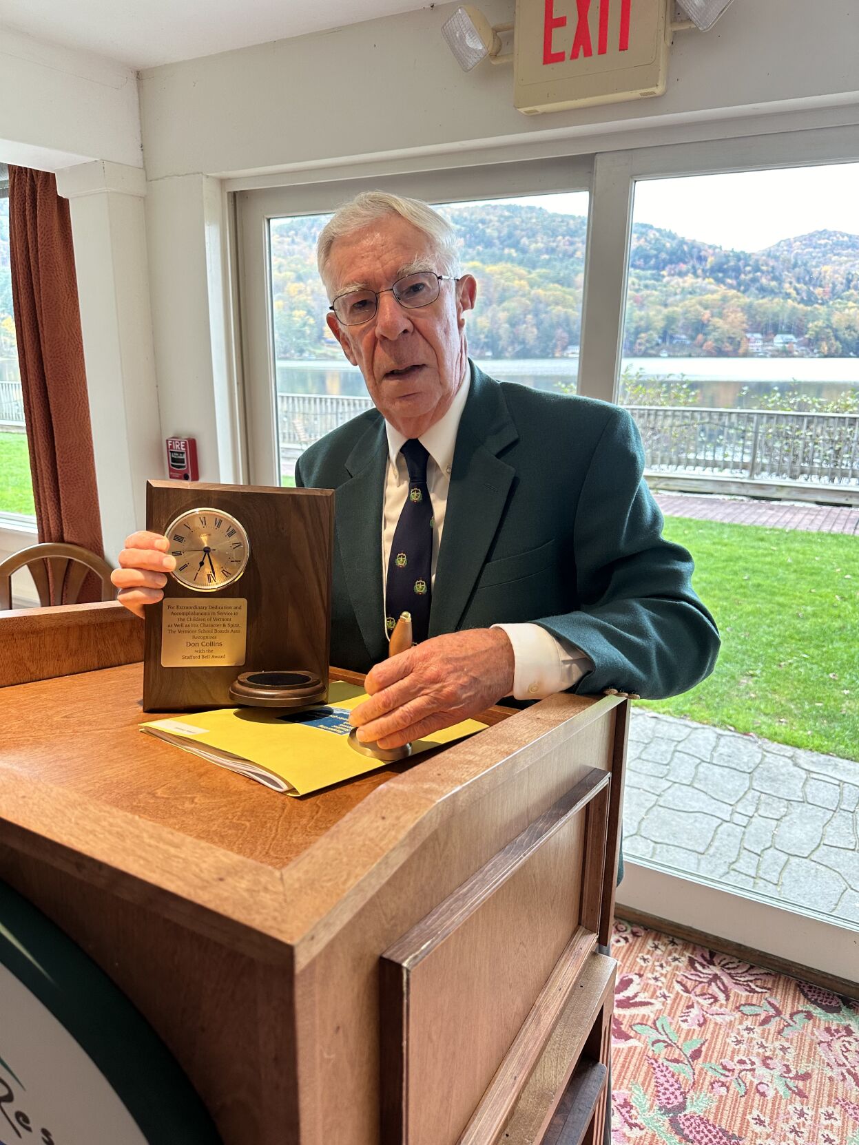 Swanton's Don Collins recognized with Stafford Bell Award for ...