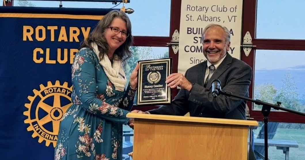 Stacey Cauller named St. Albans Rotarian of the Year | Local News ...