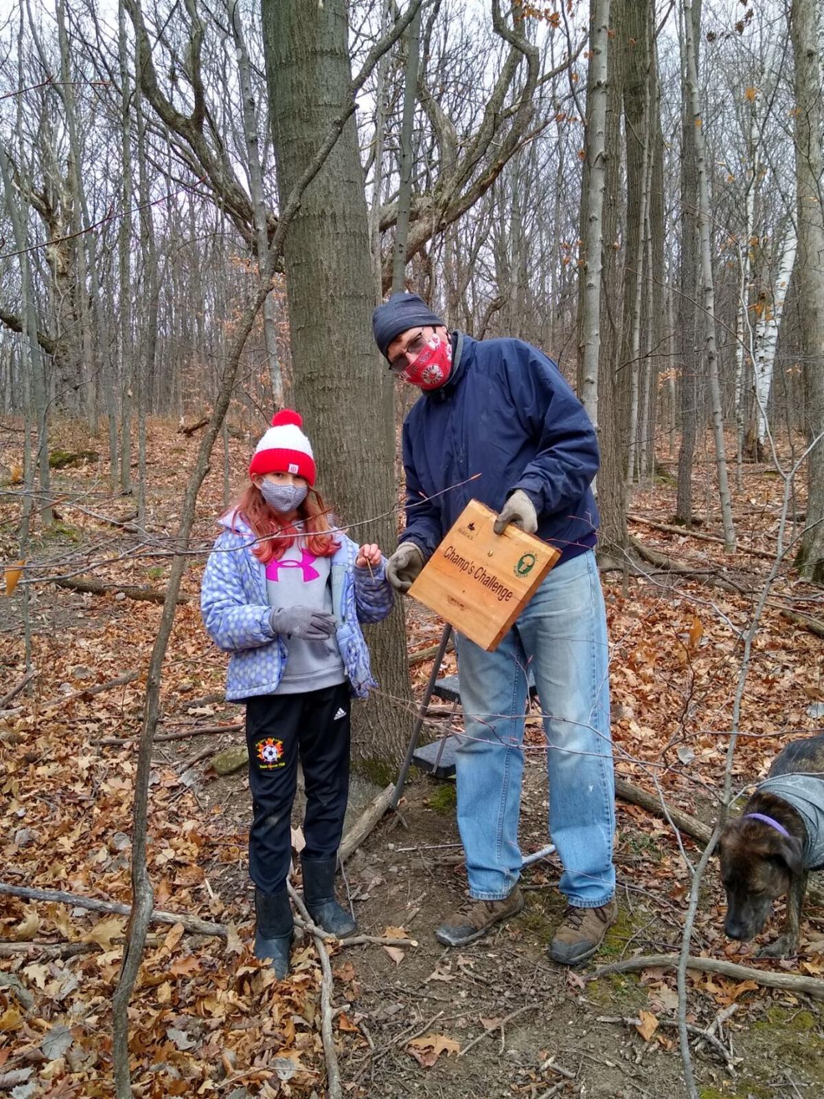 Volunteer in action: Andy Crossman spearheads signage at Hard’ack/Aldis ...