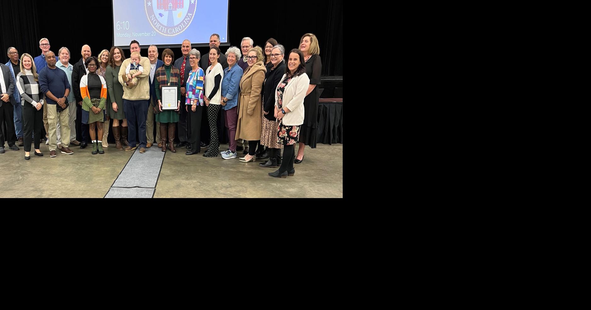 Retiring Senior Services director honored at commissioners' meeting ...