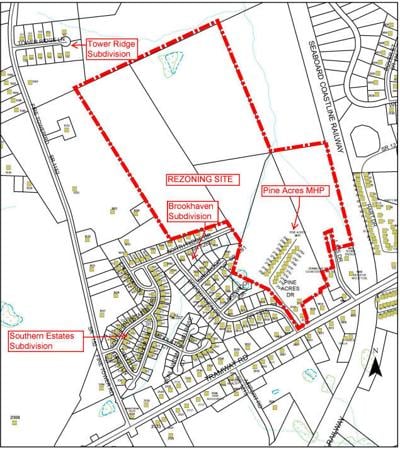 Rezoning for Tramway Rd subdivision recommended by planning board ...