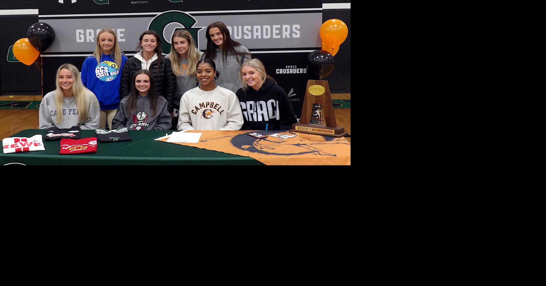 Grace soccer star signs with Camels | Archives | sanfordherald.com