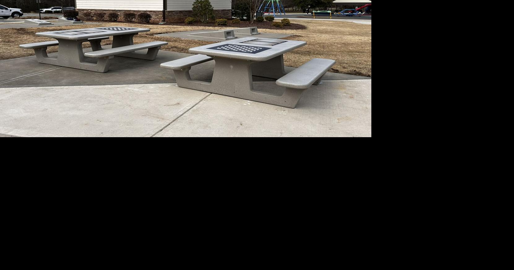 Concrete games installed at Kiwanis Family Park | Archives ...