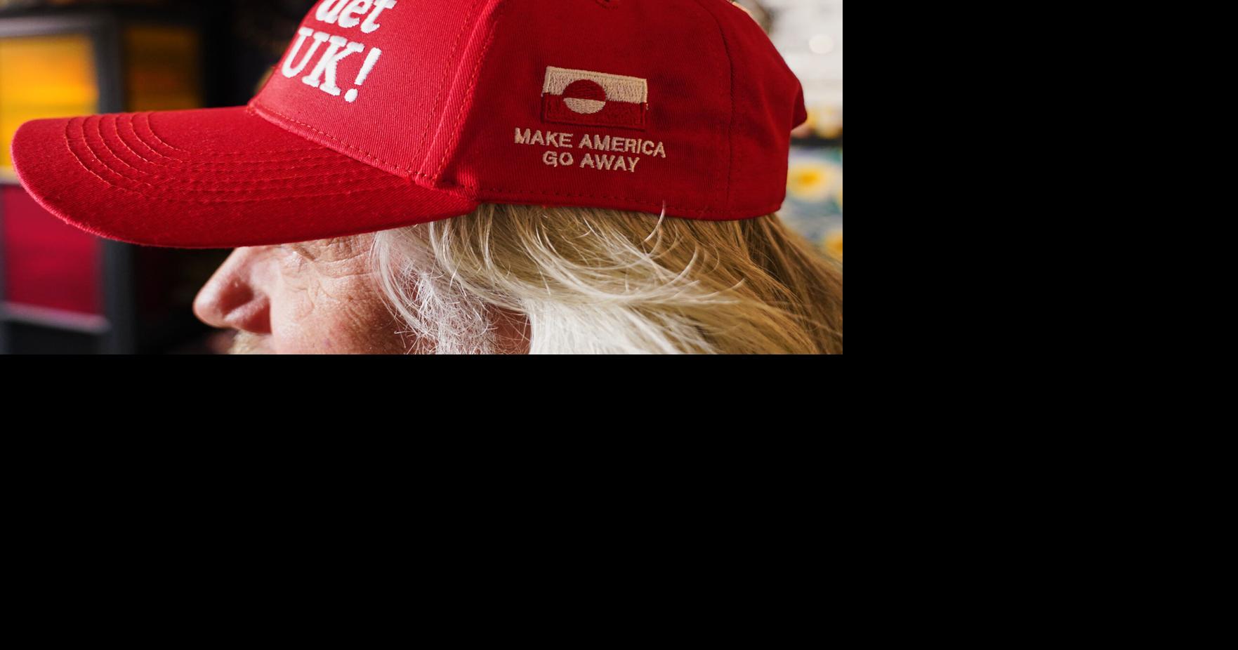 Pro-Greenland protesters mock Trump's MAGA slogan with 'Make America Go ...