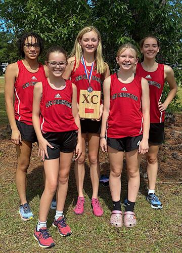 Lady Falcons XC runs to third victory | Archives | sanfordherald.com