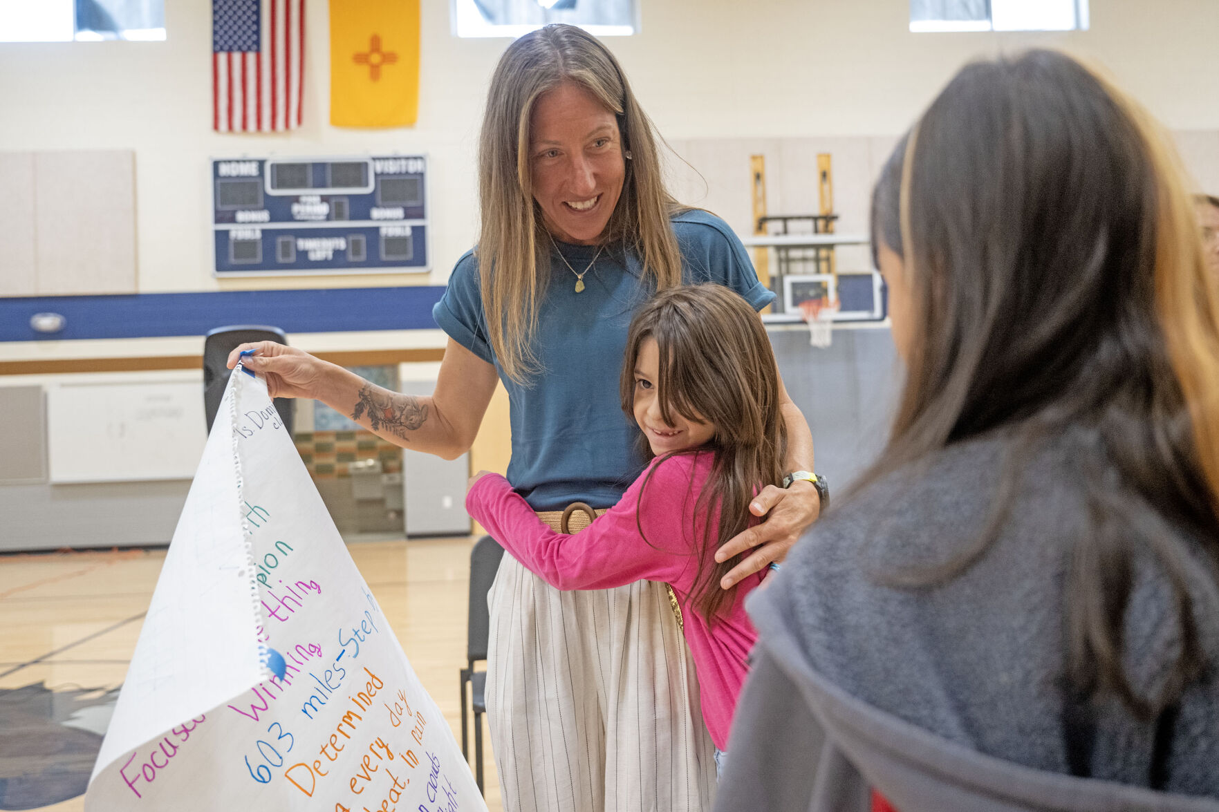 Students, staff celebrate Santa Fe teacher, who set new ultramarathon ...