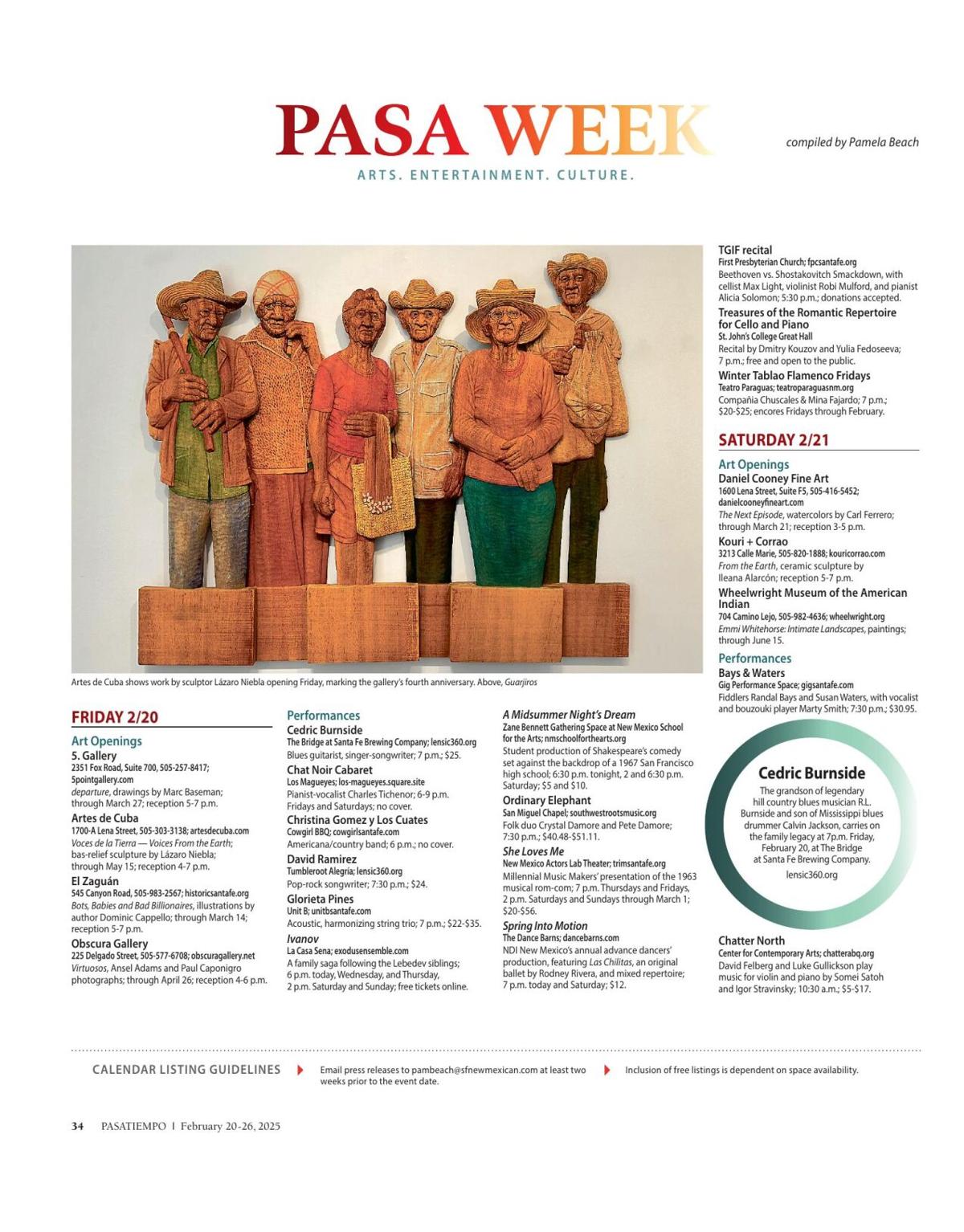 Read the Pasatiempo calendar | Pasa Calendar | santafenewmexican.com