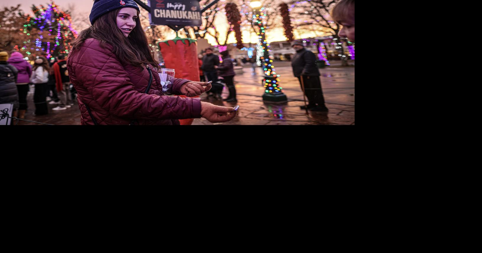 'We celebrate our survival': Menorah lighting kicks off Santa Fe's ...