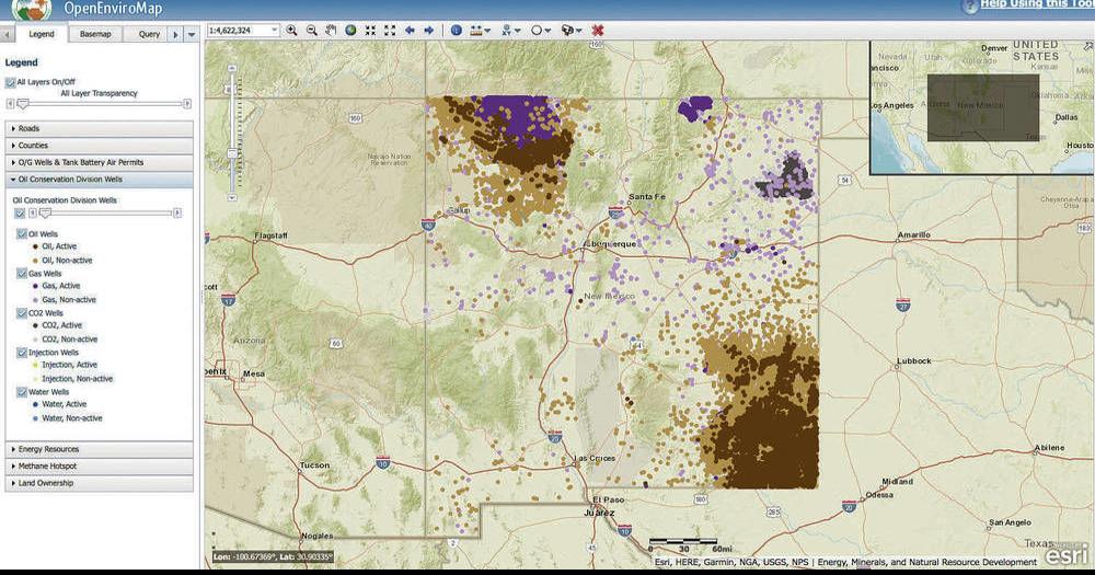 New Mexico launches interactive map of methane emissions | Local News ...