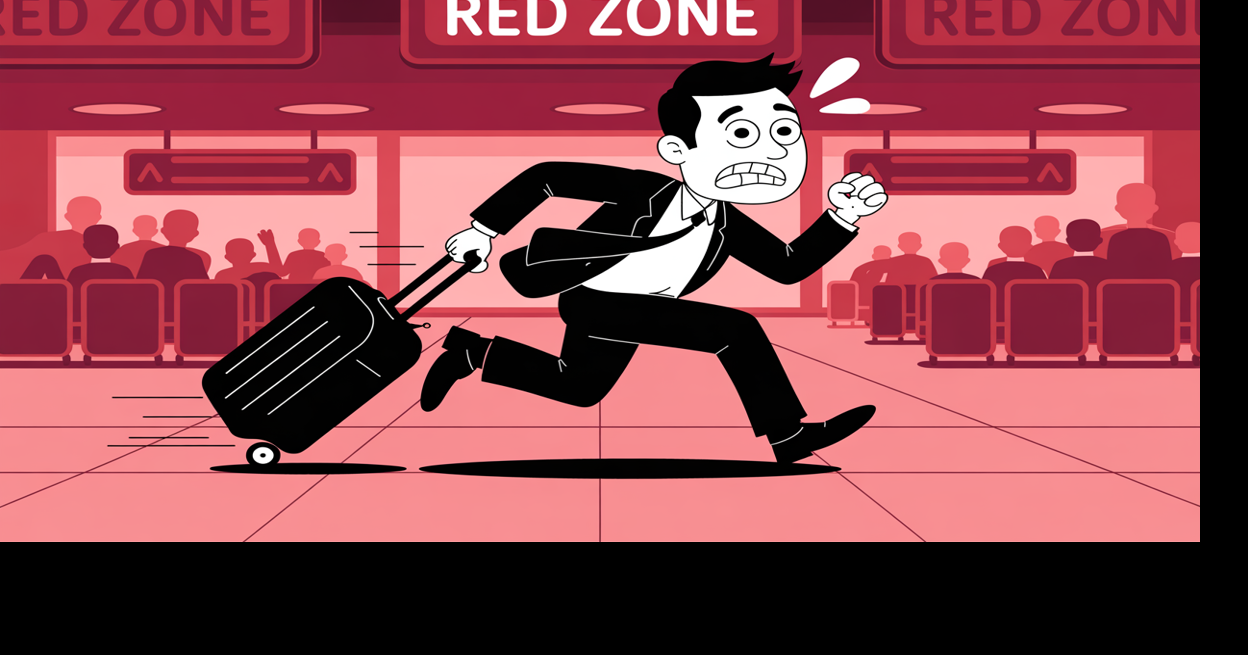 The red zone: This part of air travel makes even the pros lose it ...
