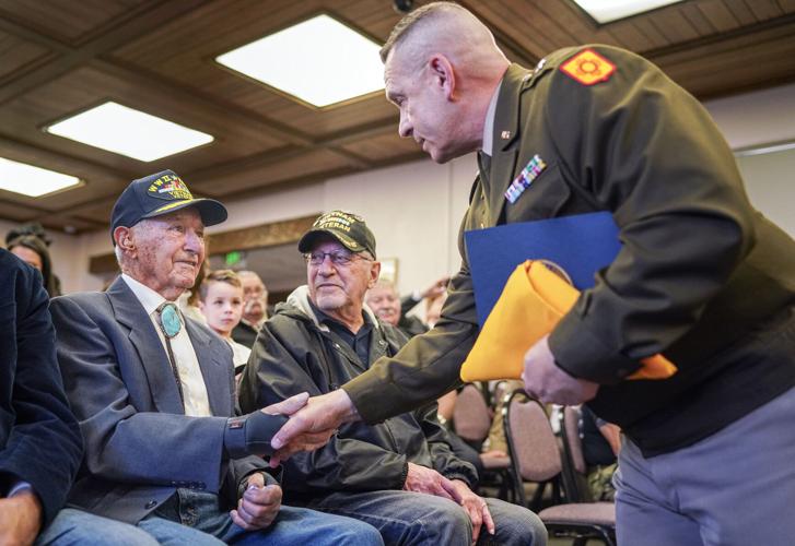 Santa Fe honors 99-year-old veteran, who says others deserved the ...