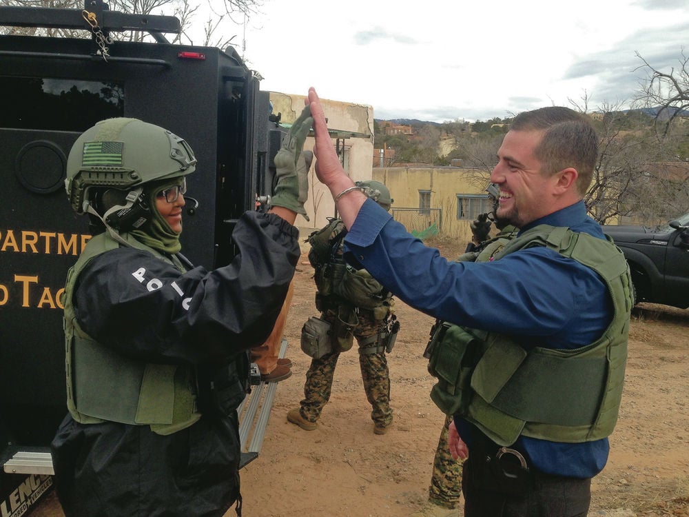 Teen in hot pursuit of police career gets a day on city’s SWAT team ...