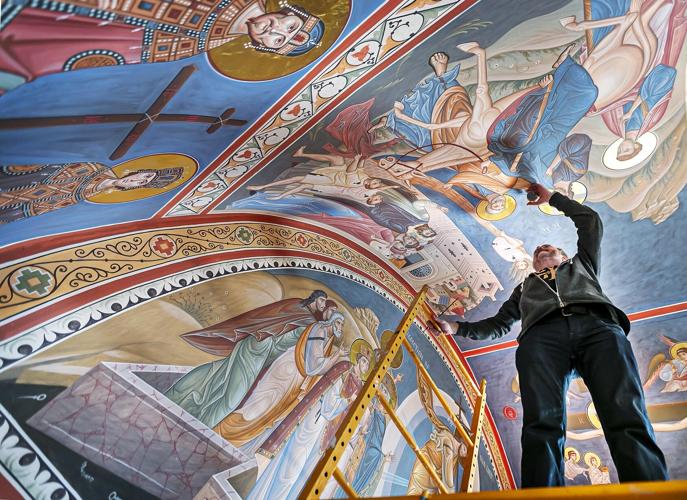 Iconographers visit Holy Trinity Orthodox Church to continue work on ...