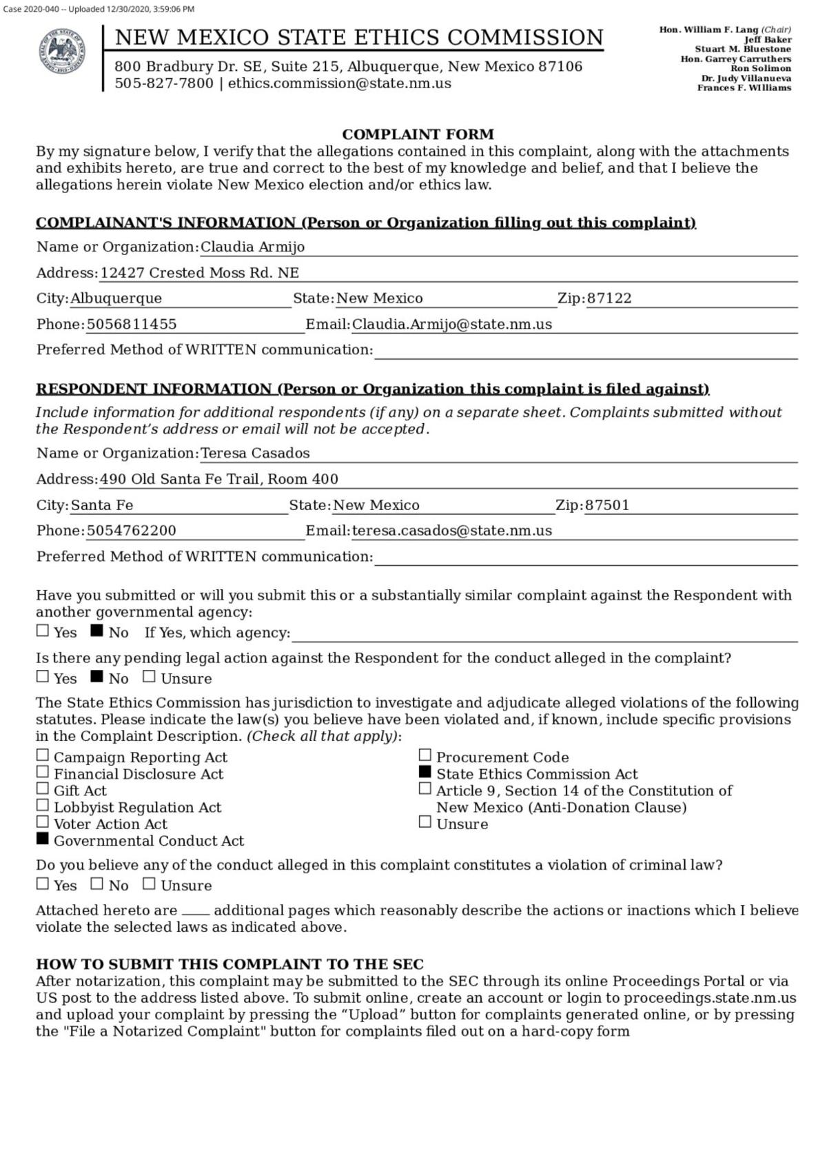 WildEarth Guardians lawsuit against EPA | | santafenewmexican.com