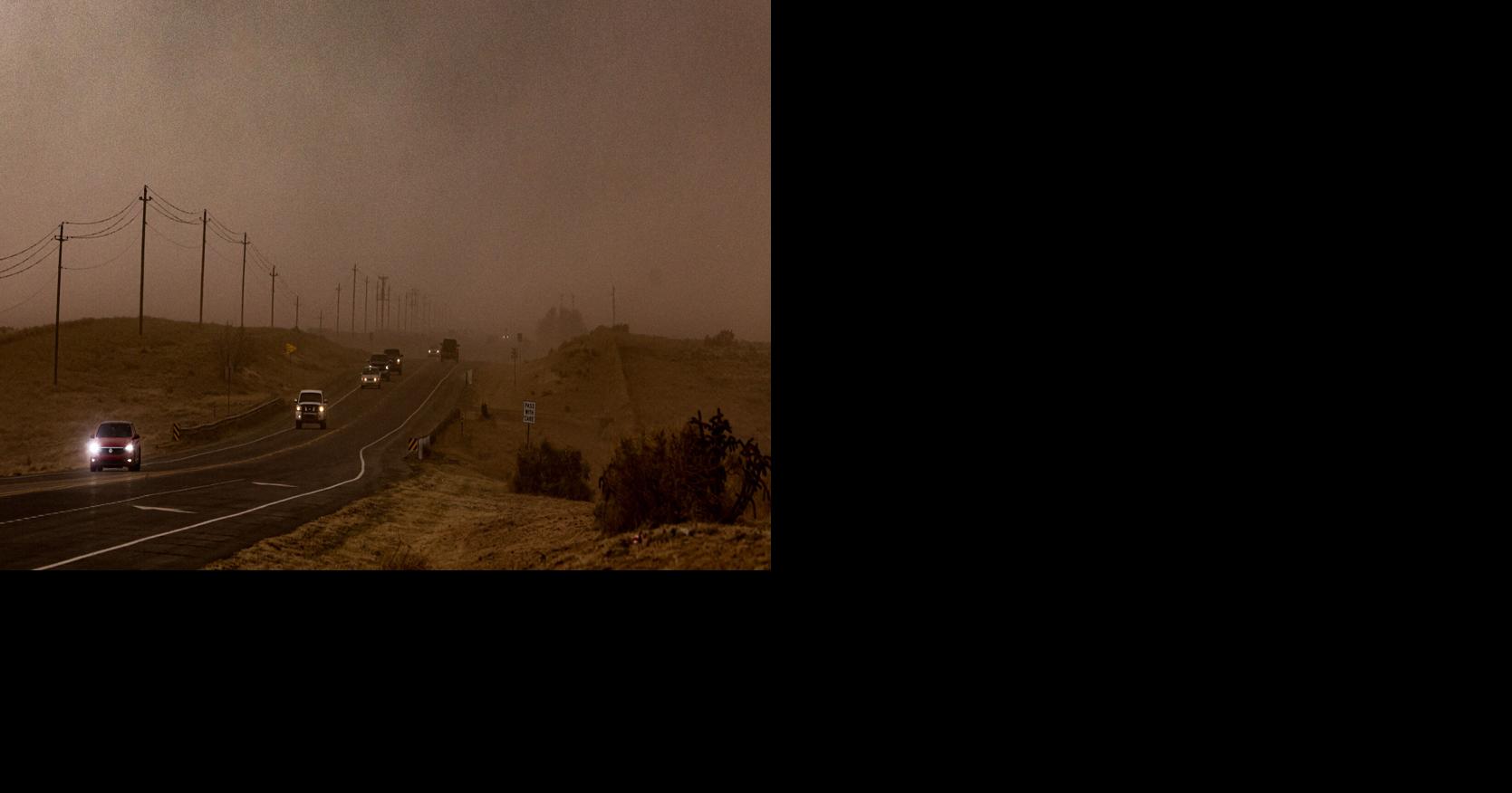 Dust storm causes multivehicle crashes near La Bajada, Carrizozo ...