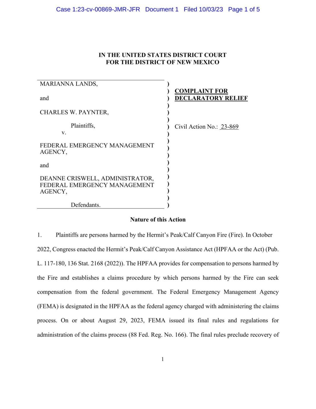 Lawsuit seeks to get FEMA to cover pain and suffering, not just ...