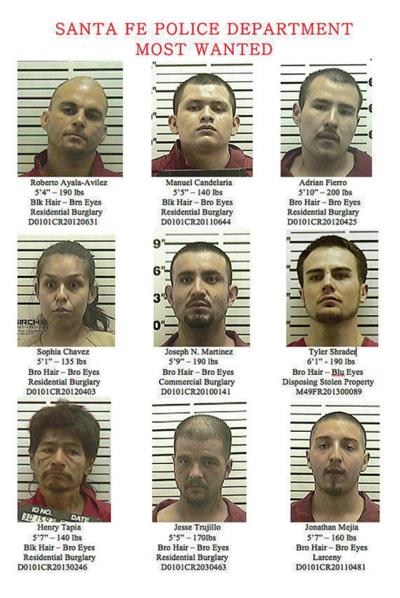 Santa Fe police release list of most wanted | Local News ...