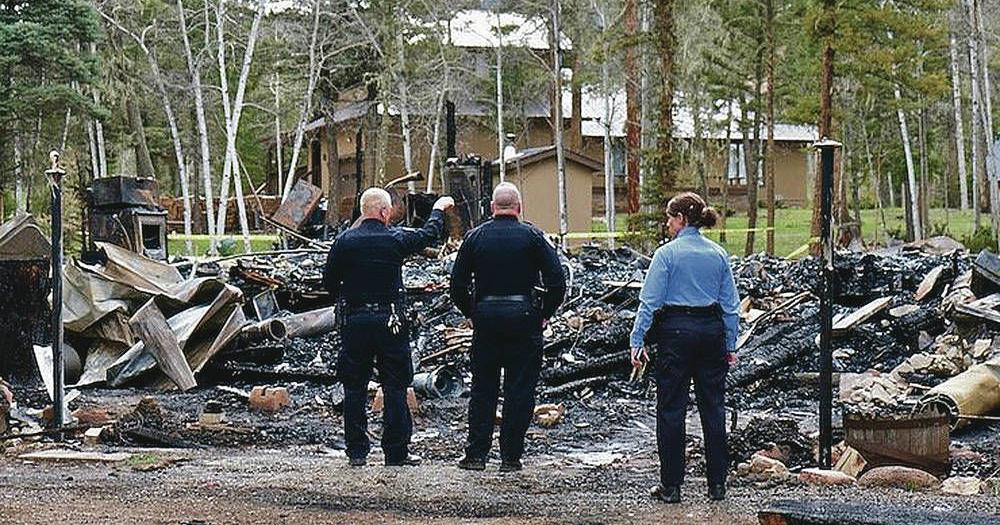 Angel Fire police search ashes after house fire, officer-involved ...
