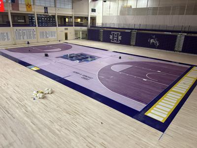 Highlands going all-in on purple for new floor | Sports ...