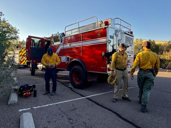 Firefighters battling blaze in Santa Fe National Forest north of Cañada ...