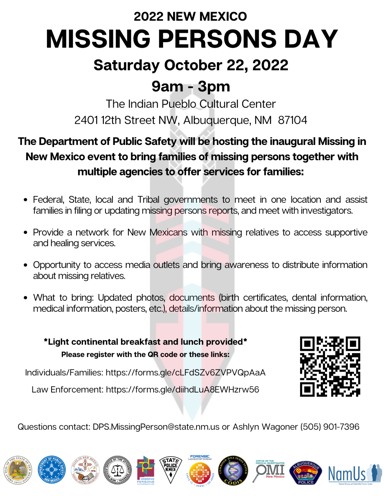 State offers support to families on first Missing Persons Day | Local ...