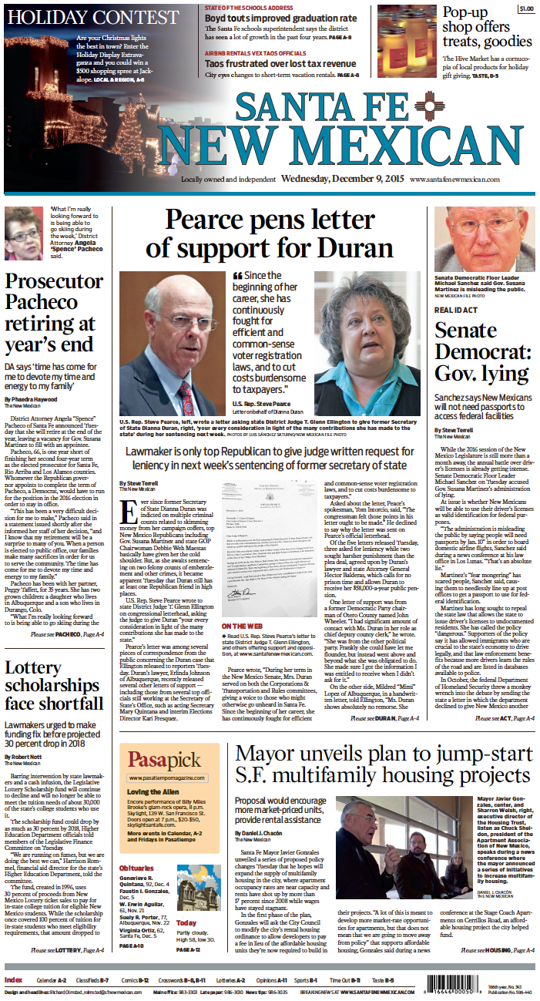 ‘The New Mexican’ wins national Newspaper of the Year award | Local ...