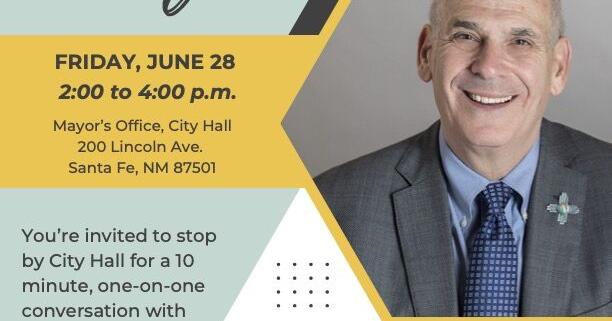 'Meet With the Mayor' event is Friday | Local News | santafenewmexican.com