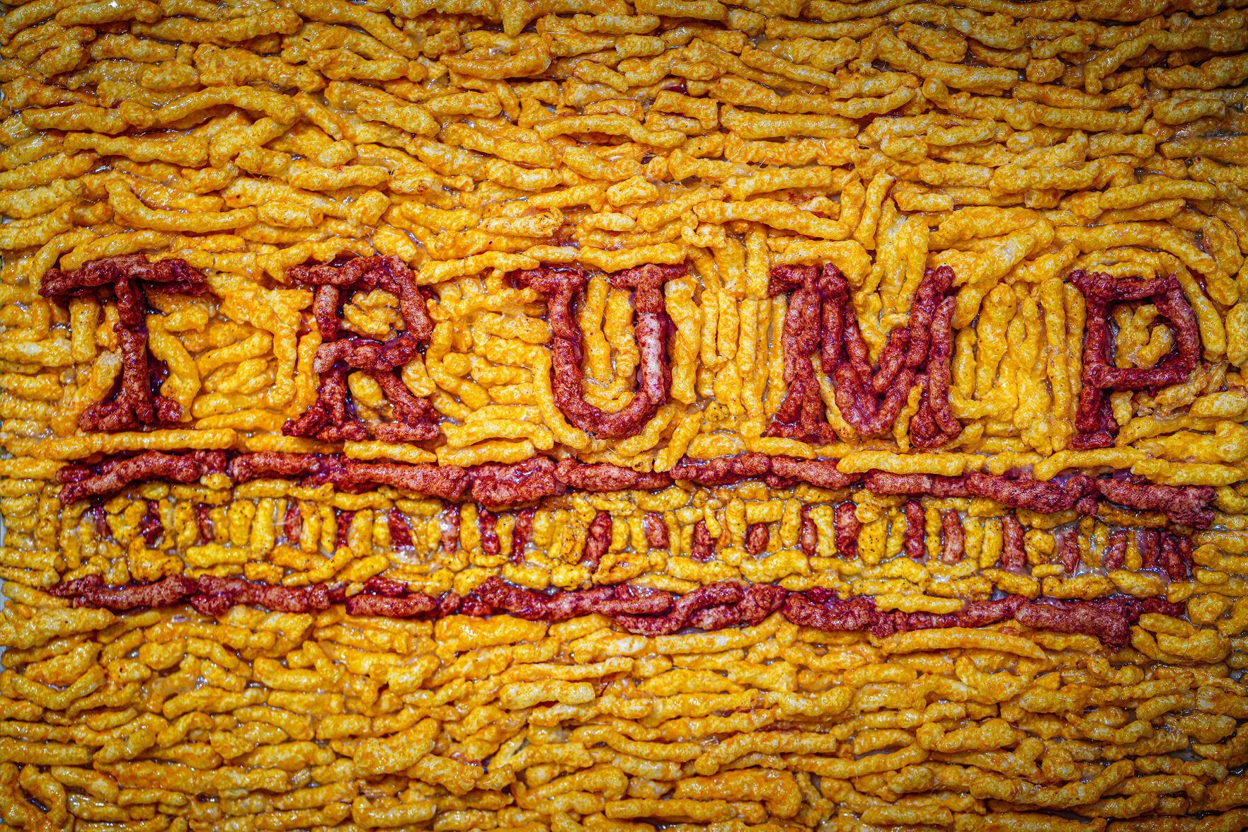 Santa Fe artist's Cheetos artwork of Trump draws raves in New York City ...