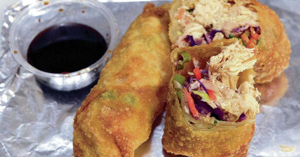 Couple push the egg roll to new delicious dimensions | Taste ...