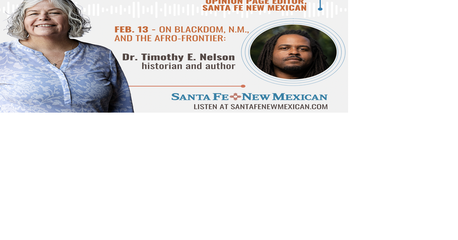 'Conversations Different': Dr. Timothy E. Nelson on Blackdom, N.M., and ...