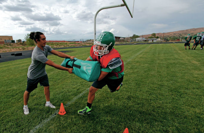 Pojoaque Valley counting on powerful offensive line | High School ...